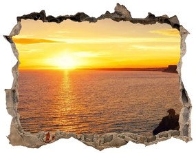 Wallmuralia Nálepka fototapeta na zeď Západ slunce moře 95x64 cm