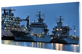 akrylový obraz Lodě mořské oblohy 120x60 cm