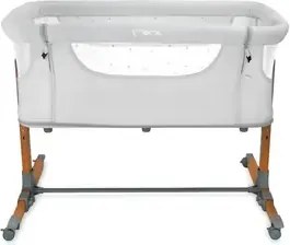 MoMi SMART BED světle šedá / Postýlka / 4v1 / do 9 kg