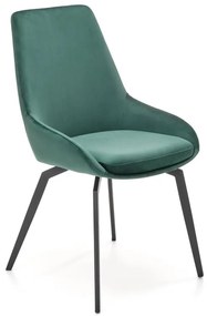 Jídelní židle K479 Halmar Tmavě zelená