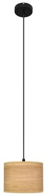 Helam | Lustr na lanku ALBA 1xE27/60W/230V pr. 20 cm hnědá/černá | HE1413