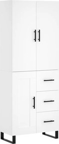 Skříň highboard bílá 69,5 x 34 x 180 cm kompozitní dřevo 3196035