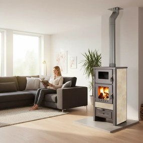 PRO-TERMO Krbová kamna TAURUS CERAMIC - béžová