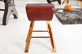 Barová židle Ledero, hnědá