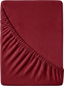 Froté prostěradlo EXCLUSIVE vínové 90 x 200 cm