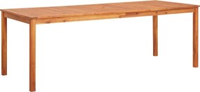 vidaXL Zahradní stůl 215 x 90 x 74 cm masivní akáciové dřevo [45963]