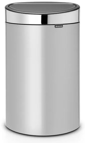 Brabantia Koš Touch Bin NEW 40L metalická šedá