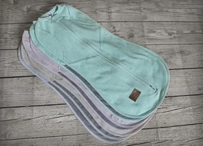 Sleepee Bavlněná zavinovačka od 6,5 kg RŮŽOVÁ + čepička ZDARMA