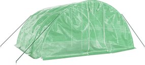 Skleník s ocelovým rámem zelený 20 m² 5 x 4 x 2,3 m 3188083