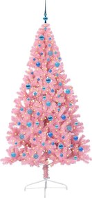 Umělý osvětlený vánoční stromeček Růžová 240 cm PVC 3397109