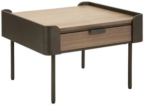 Designový konferenční stolek Ekewaka 60 cm hnědý