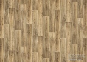 Breno PVC TOPTEX Lime Oak 169M – medově hnědé dřevo, šíře 500 cm