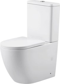 Erga Siena, WC kombi mísa s nádržkou včetně splachovací soupravy 620x365x830 mm + toaletní sedátko, bílá lesklá, ERG-V03-SIENA-RIM-WH