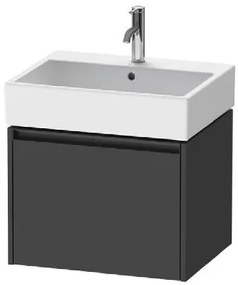 Duravit Ketho.2 - Umyvadlová skříňka 440x584x460 mm, 1 zásuvka, grafit mat K25075049490000