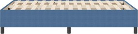 Rám platformy Modrá 120 x 200 cm Žebrovaná látka 3337405
