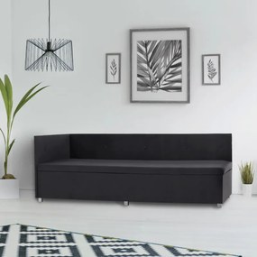Válenda AURIA UNI 90x200 s úložným prostorem, šedá Trinity 34 Kondela 0000395671