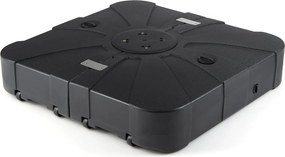 Costway 130 kg podstavec na slunečník s kolečky HDPE 84 cm čtvercový plnitelný