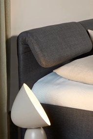 ACTONA GROUP Čalouněná postel CALVI tmavě šedá 140x190 H000024736