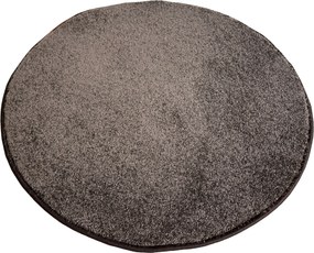 Vopi, Kusový koberec Laguna LUX čokoláda kruh, 67x67 (průměr) kruh, hnědá, ložnice