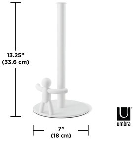 Ocelový držák na kuchyňské utěrky ø 19 cm Buddy – Umbra