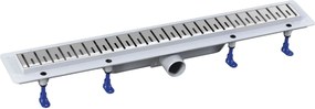 Polysan - Sprchový žlab 91 cm, s roštem, nerez 73741