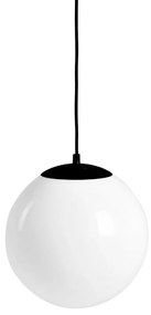 OnaDnes -20% Nordic Design Bílé skleněné závěsné světlo Manama M