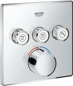 Grohe SmartControl - Baterie pod omítku 3 výstupy chrom