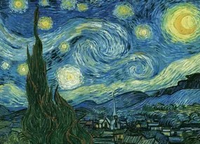 EUROGRAPHICS Puzzle Hvězdná noc / 1000 dílků / 67,63 x 48,89 cm