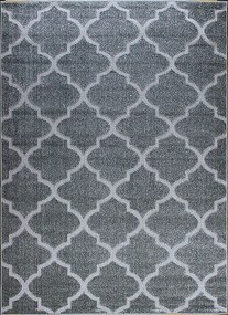 Berfin Dywany, Kusový koberec Lagos 1052 Grey (Silver), 80x150, šedá, chodba / předsíň