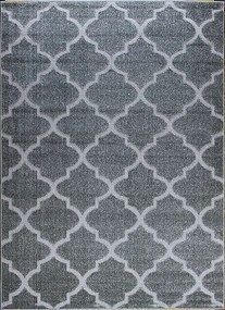 Berfin Dywany, Kusový koberec Lagos 1052 Grey (Silver), 140x190, šedá, chodba / předsíň