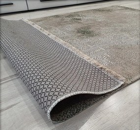HU Béžovo-zelený orientální koberec Banco 1030-GREEN Rozměr: 60x110 cm