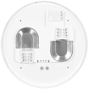 Ecolite W142-BI - Stropní svítidlo se senzorem HECTOR 2xE27/60W/230V IP44 bílá