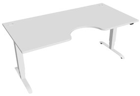 Hobis Motion Elektr. nastavitelný stůl 180x90 - HOBIS ERGO MOTION MSE 3 1800 Dekor stolové desky: bílá, Barva kovové podnože: bílá