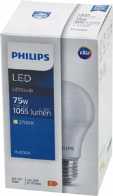 SADA 6 KS LED žárovek PHILIPS E27 10W 1055lm - teplá bílá