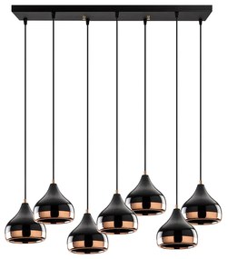 Designový lustr Salwah 88 cm černý