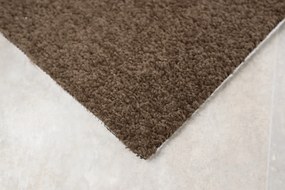 Vopi, Metrážový koberec Eton hnědý 97 - neúčtujeme odřezky z role, na míru, šíře 2m,3m,4m, hnědá, filc, ložnice