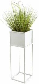 Květinový stojan Willa 70 cm bílý
