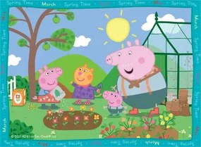 Ravensburger Puzzle Prasátko Peppa: Roční období 4 v 1 / 12, 16, 20, 2