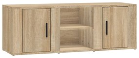 vidaXL TV skříňka dub sonoma 100x31,5x35 cm kompozitní dřevo