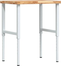 Pracovní stůl 80 x 60 x (73–99,5) cm masivní akácie obdélníkový 3309714