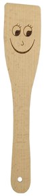 AMADEA Dřevěná obracečka s obličejem, masivní dřevo, délka 28 cm