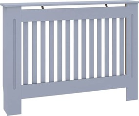 Kryt radiátoru 2 ks Šedá 112 x 19 x 81,5 cm Kompozitní dřevo 3403228