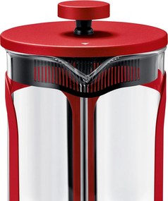 Tchibo - Konvička french press 800 ml - barva: červená