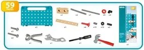 BRIO Stavebnice BUILDER Pracovní stůl s nářadím / od 3 let