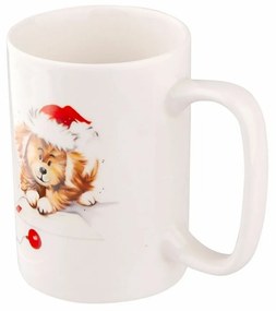 Altom Porcelánový hrnek Xmas Dog D, 300 ml