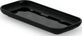 Koupelnová podložka Porzellan oválná 24,2 cm černá