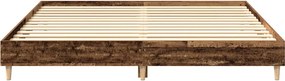 Rám postele bez matrace Staré dřevo 160x200cm Technické dřevo 3329037