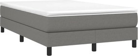 Box spring postel s matrací tmavě šedá 120x190 cm textil 3269658