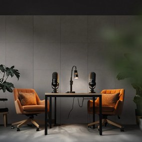 Látkové akustické panely v sadě 2 ks 60x60 cm Concrete II – Styler