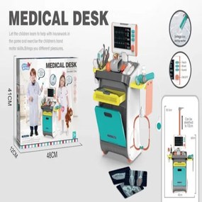 MalPlay SOUPRAVA MALÉHO LÉKAŘE LEKÁRSKÝ MOBILNÍ RTG PRO DĚTI